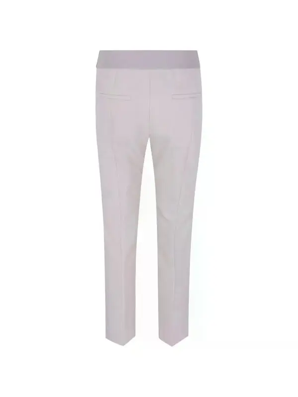 Peserico Pressed Crease Side-slit Trousers