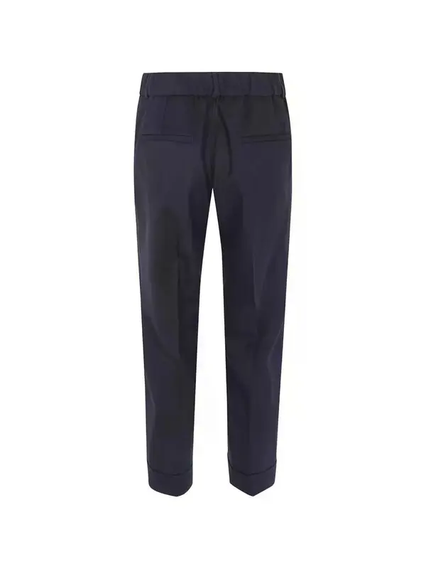 Peserico Bead-embellished Turn-up Trousers