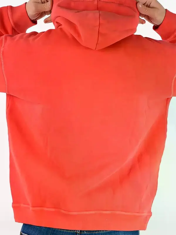 Dsquared2 Graphic Print Drawstring Hoodie - Red