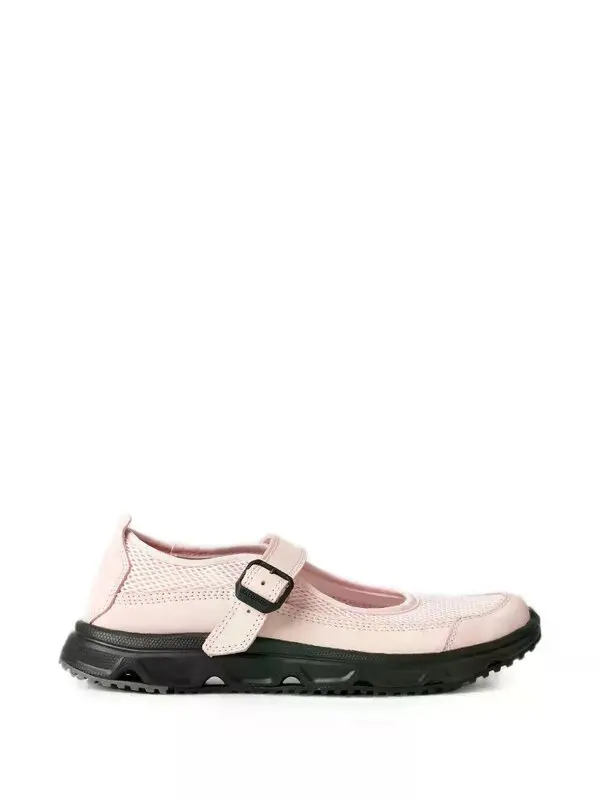 SALOMON Ballet Flats With Buckle Fastening Strap - Pink