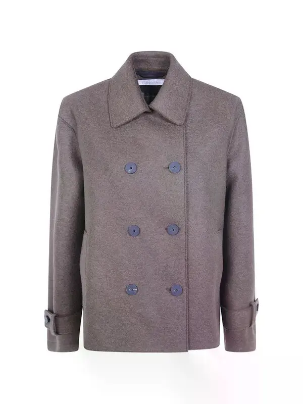 Harris Wharf London Double-breasted Wool Coat