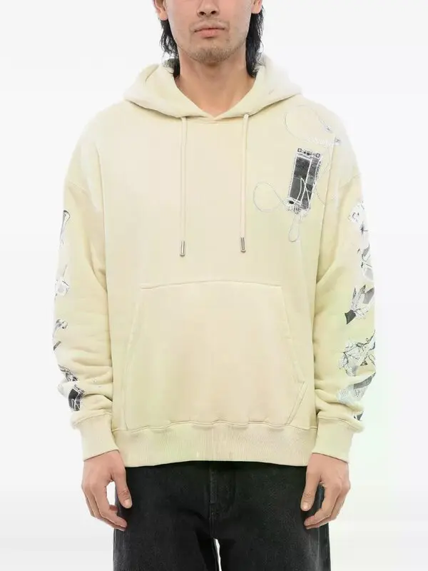 Off-White Logo-print Drawstring Hoodie