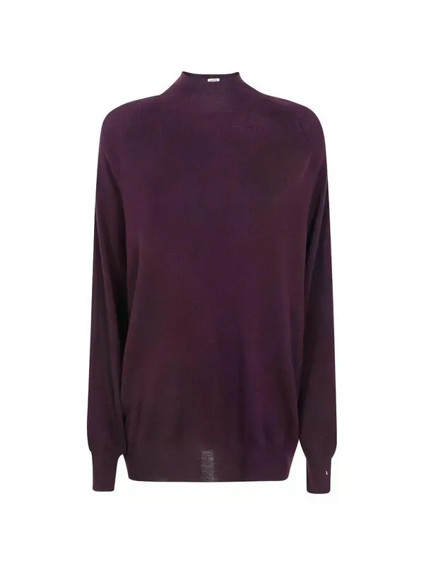 Aspesi Raglan-sleeve Turtleneck Sweater - Red