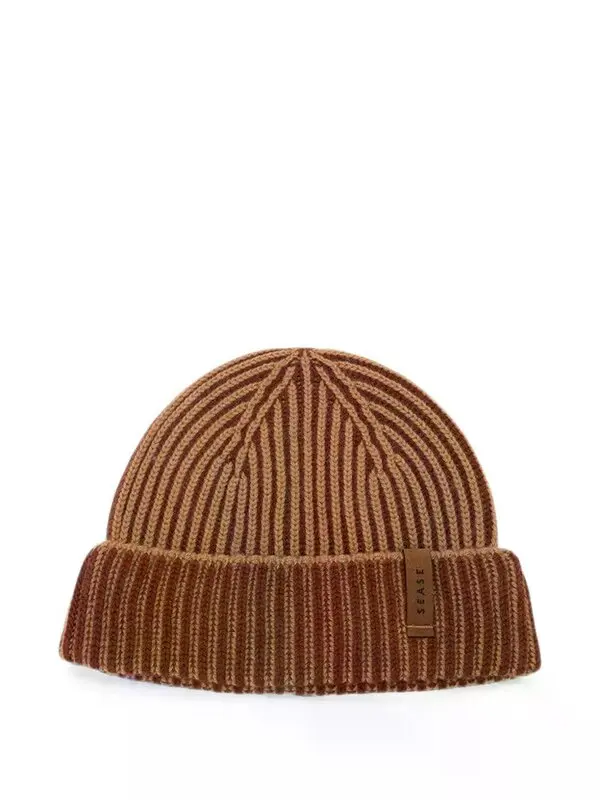 Sease Ribbed-knit Beanie Hat