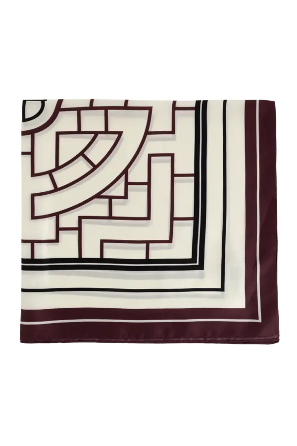 ANINE BING Silk Scarf "york - Cream