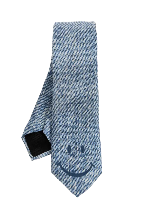Moschino Silk Tie - Blue