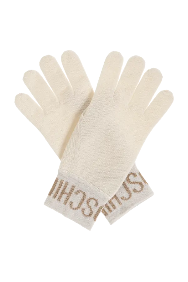 Moschino Gloves With Logo