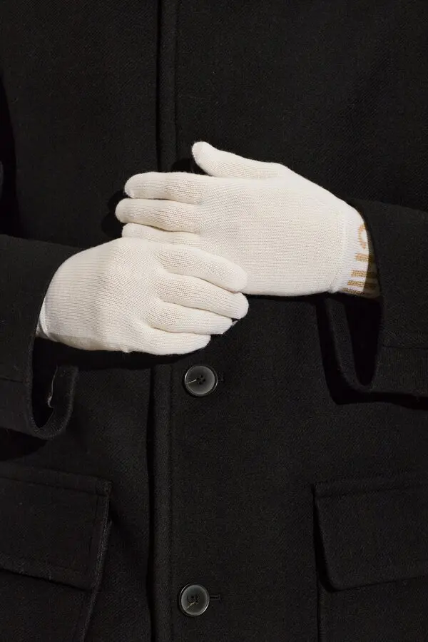 Moschino Gloves With Logo