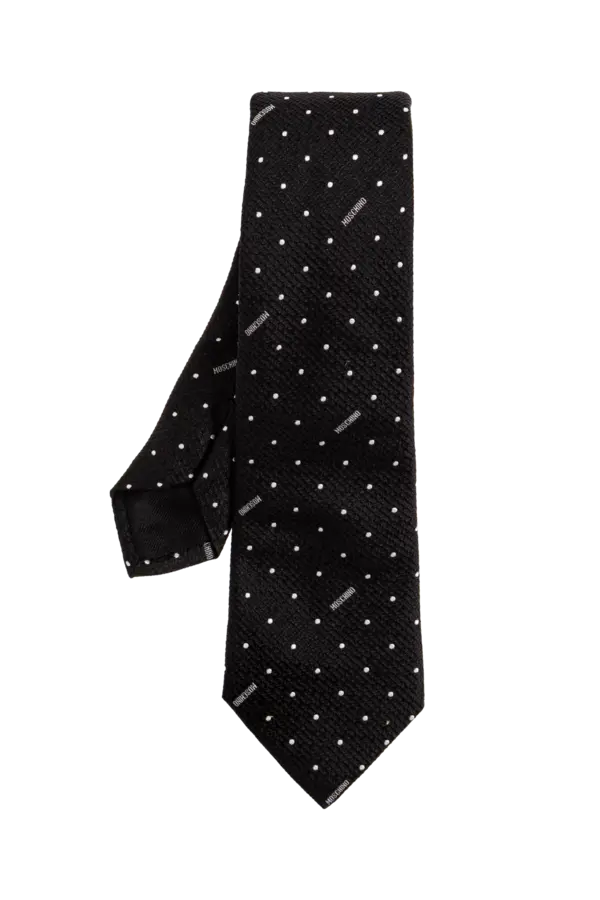 Moschino Silk Tie - Black