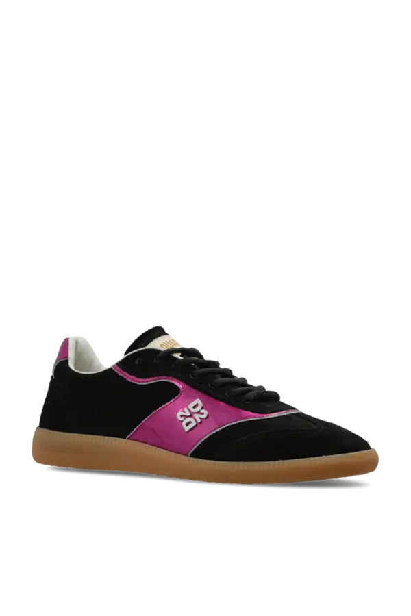 Dsquared2 Rebel" Suede And Patent Leather Sneakers