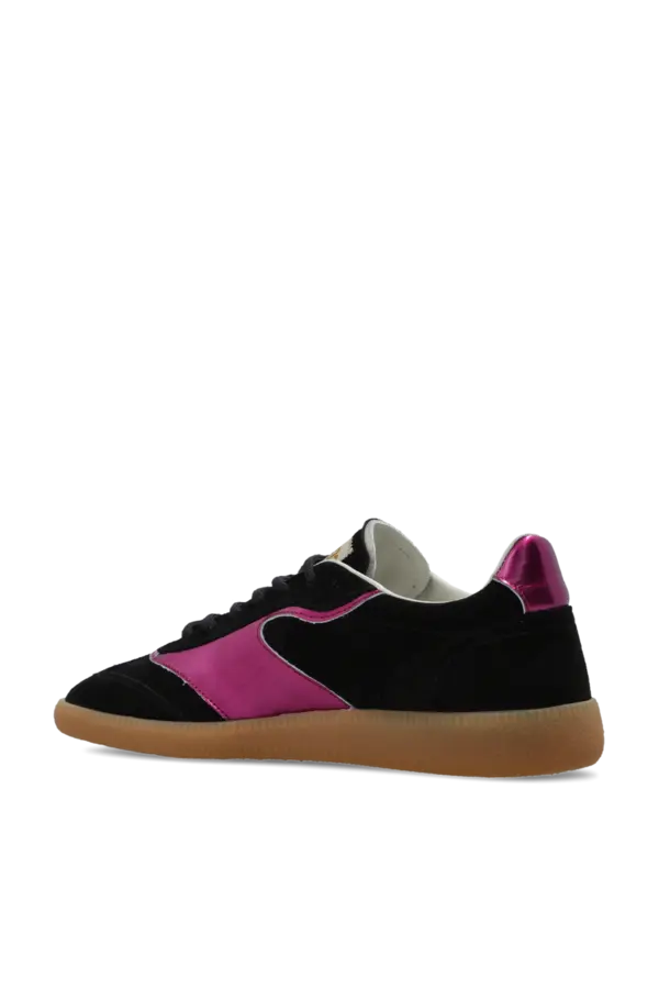 Dsquared2 Rebel" Suede And Patent Leather Sneakers