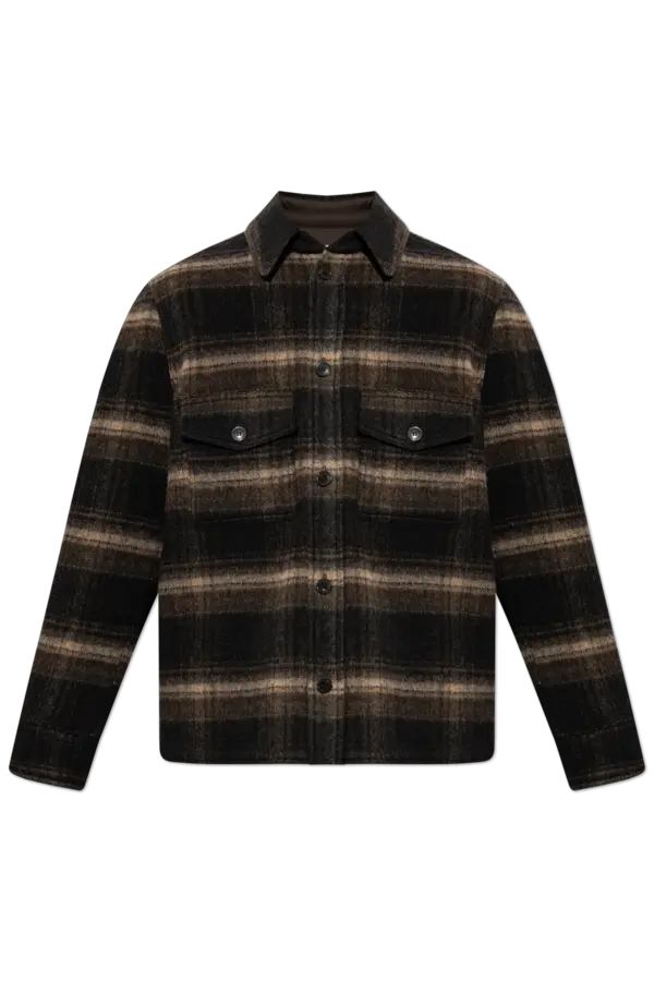 MARANT Kervon' Jacket In Checked Wool Blend