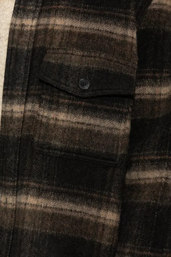MARANT Kervon' Jacket In Checked Wool Blend