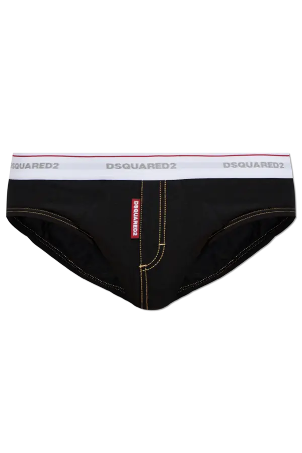Dsquared2 Cotton Briefs With Logo