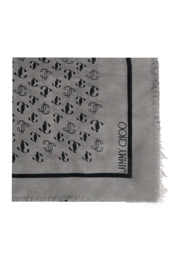JIMMY CHOO Scarf With Monogram