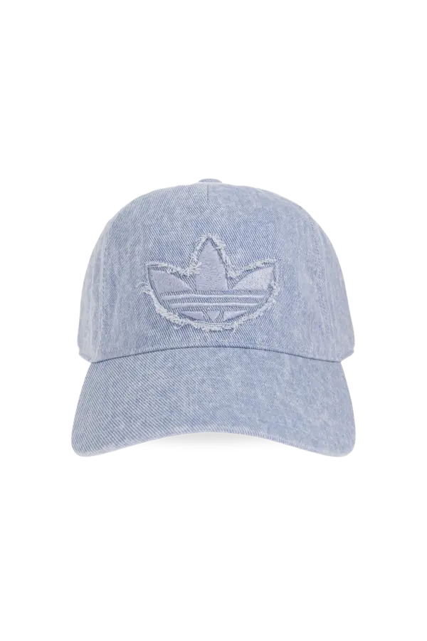 ADIDAS ORIGINALS Denim Baseball Cap With Embroidered Logo - Blue