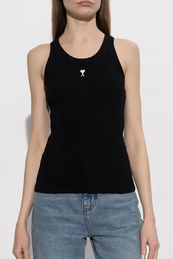 AMI Paris Sleeveless Top