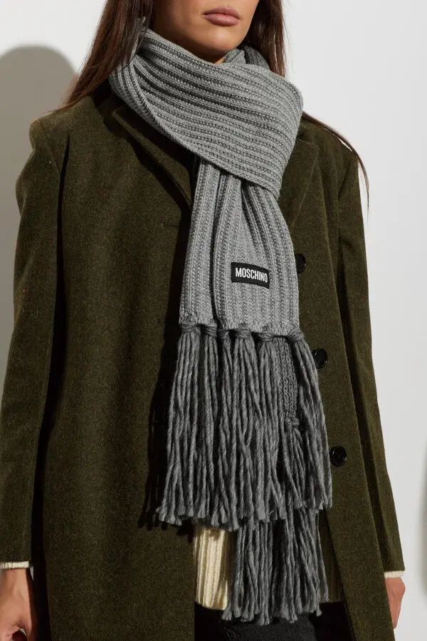Moschino Scarf With Fringes