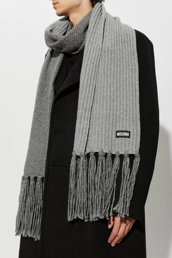 Moschino Scarf With Fringes
