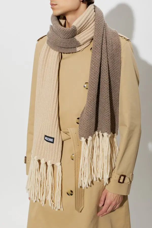 Moschino Scarf With Fringes