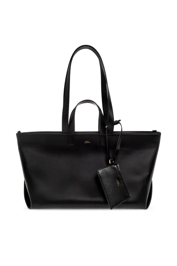 A.p.c. Shopper Bag In Smooth Leather