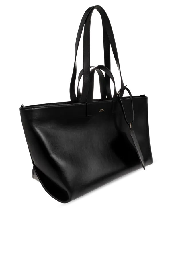 A.p.c. Shopper Bag In Smooth Leather