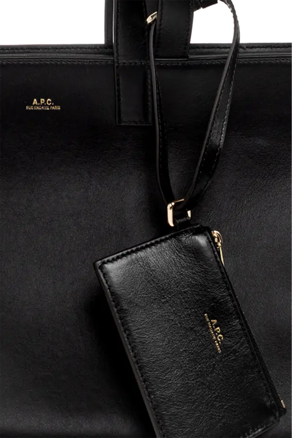 A.p.c. Shopper Bag In Smooth Leather