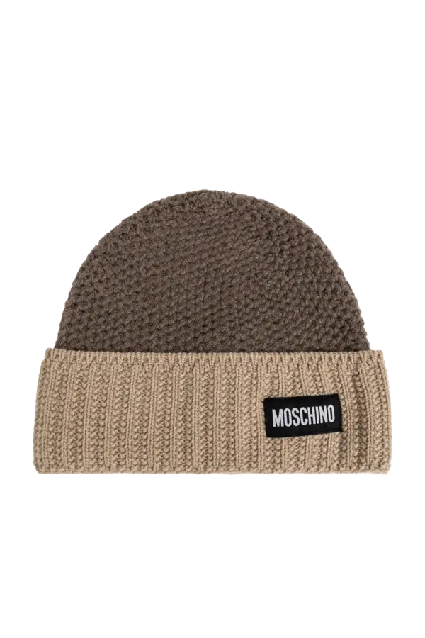 Moschino Patch Cap - Brown
