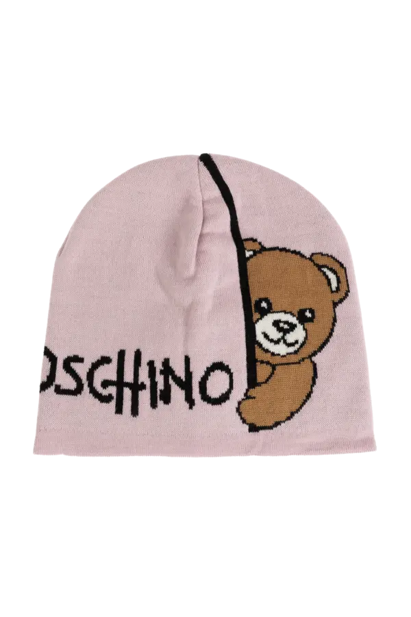 Moschino Cap With Logo - Pink