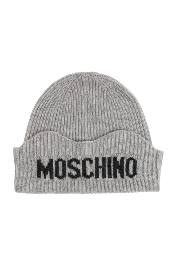 Moschino Cap With Logo - Grey