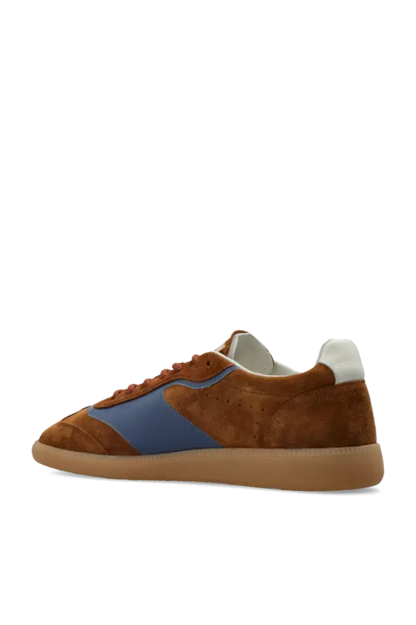 Dsquared2 Rebel Low-top Suede And Leather Sneakers