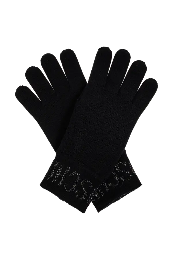Moschino Gloves With Logo