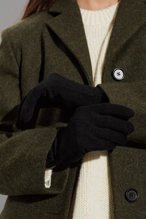Moschino Gloves With Logo