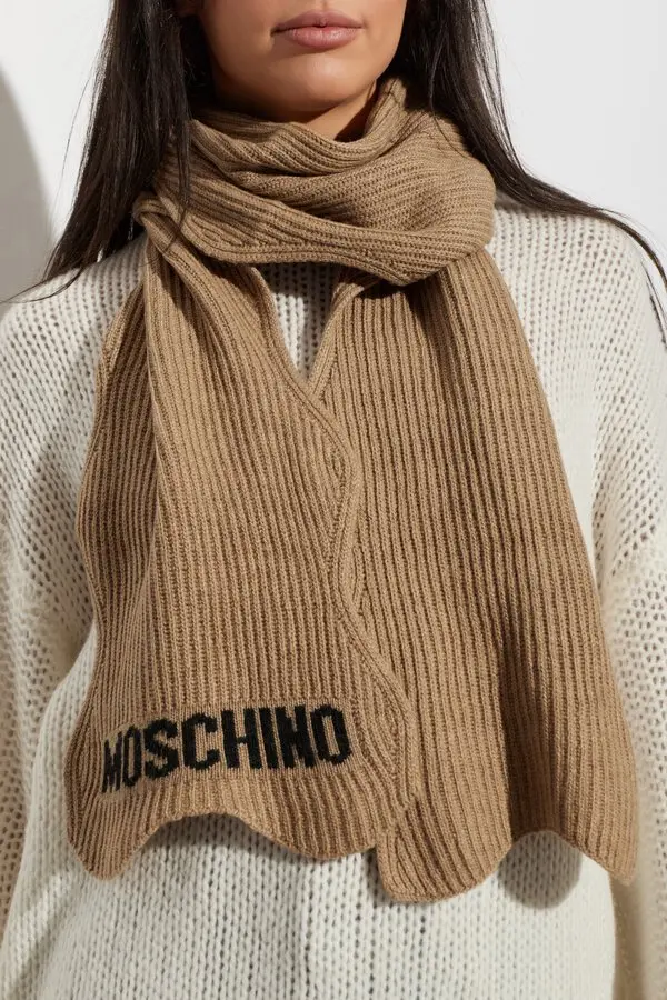 Moschino Scarf With Logo
