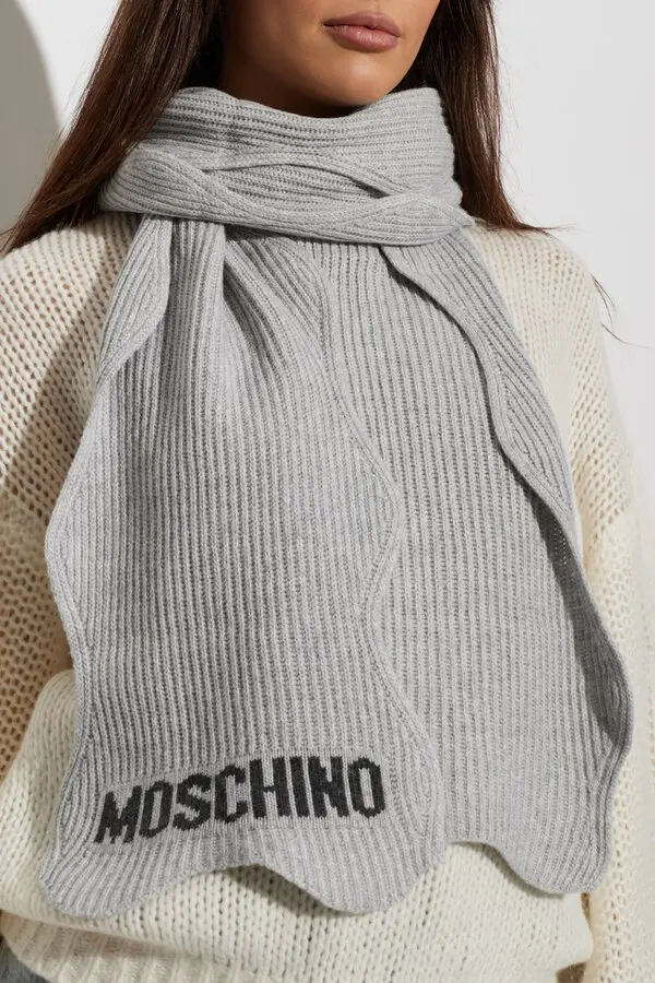 Moschino Scarf With Logo