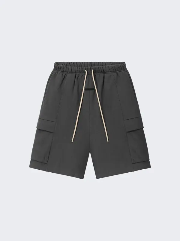 Fear Of God Fleece Cargo Basketball Short Iron - Grey