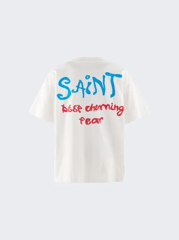 SAINT MXXXXXX Deep Churning Fear Short Sleeve T-shirt