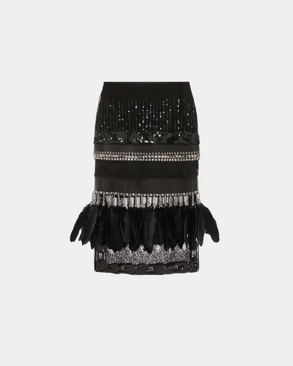 16Arlington Hilda Midi Skirt - Black