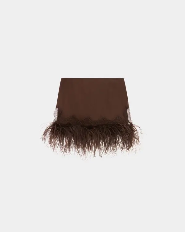 16Arlington Zelmi Mini Skirt - Chocolate