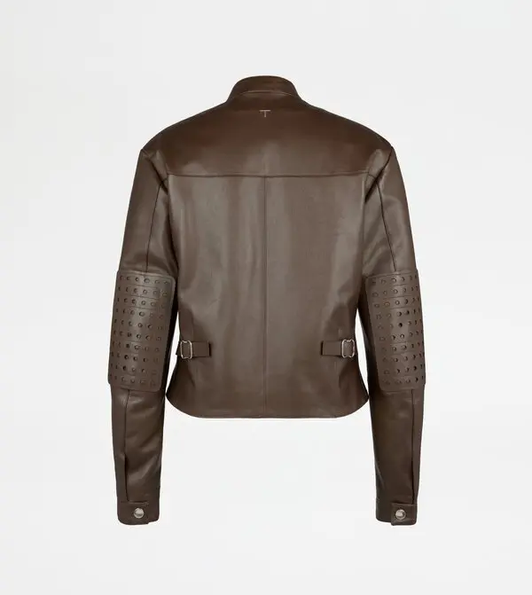 TOD'S Biker Jacket In Leather