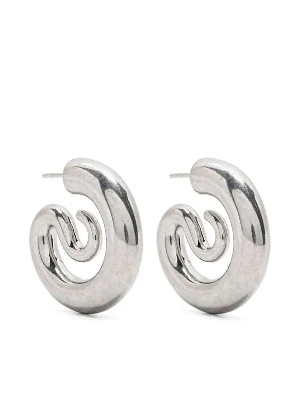PANCONESI Earrings Small "serpent - Metallic