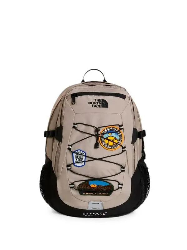 The North Face Backpack With Patches "borealis Classic Patch - Gray