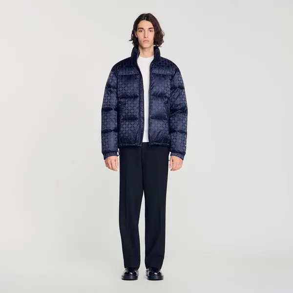 Sandro Water-repellent Cross-motif Puffer