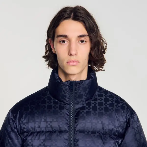 Sandro Water-repellent Cross-motif Puffer