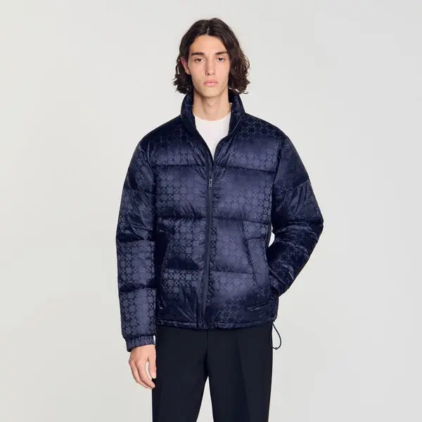 Sandro Water-repellent Cross-motif Puffer