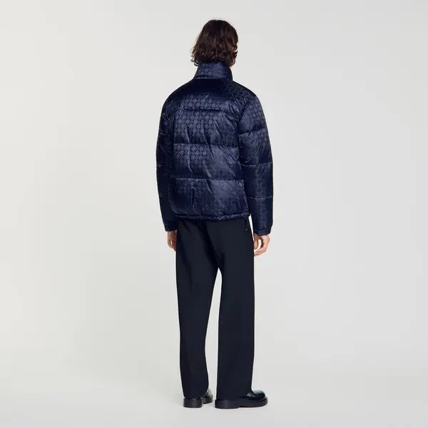 Sandro Water-repellent Cross-motif Puffer