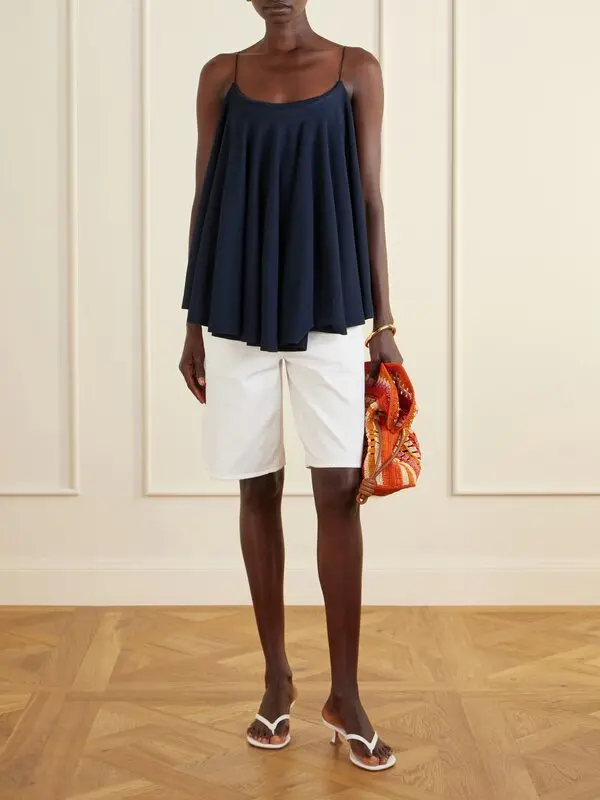 Jacquemus Le Haut Voile Open-back Jersey Top