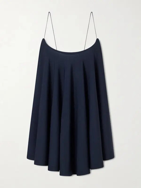 Jacquemus Le Haut Voile Open-back Jersey Top - Blue
