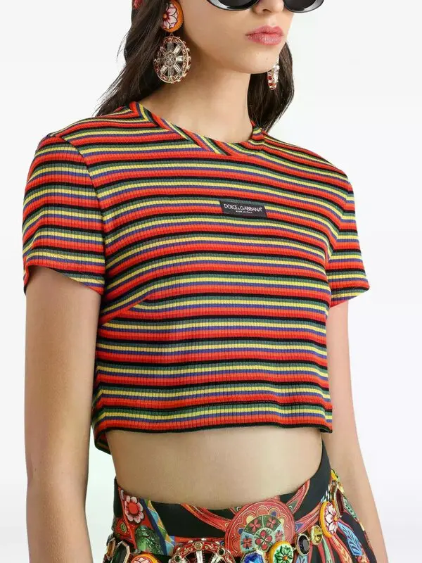 Dolce & Gabbana Striped Jersey T-shirt
