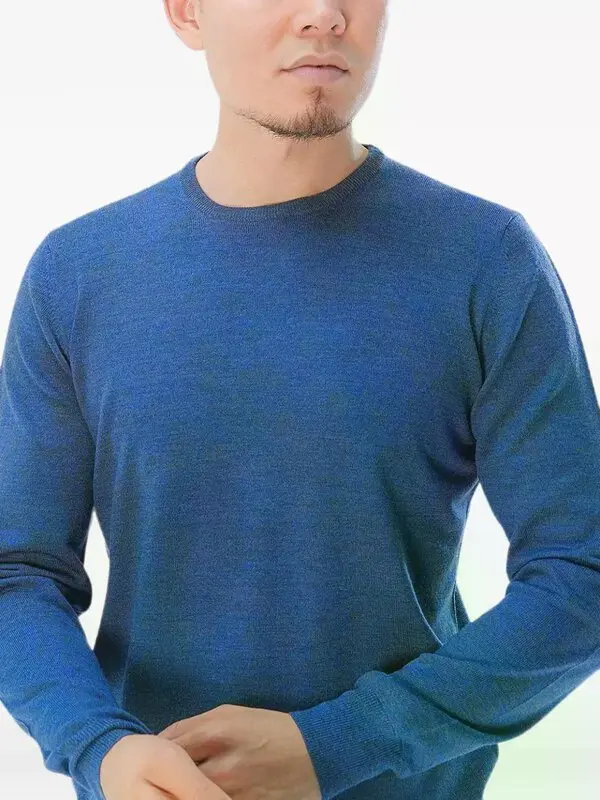 GRAN SASSO Fine-knit Crew-neck Sweater